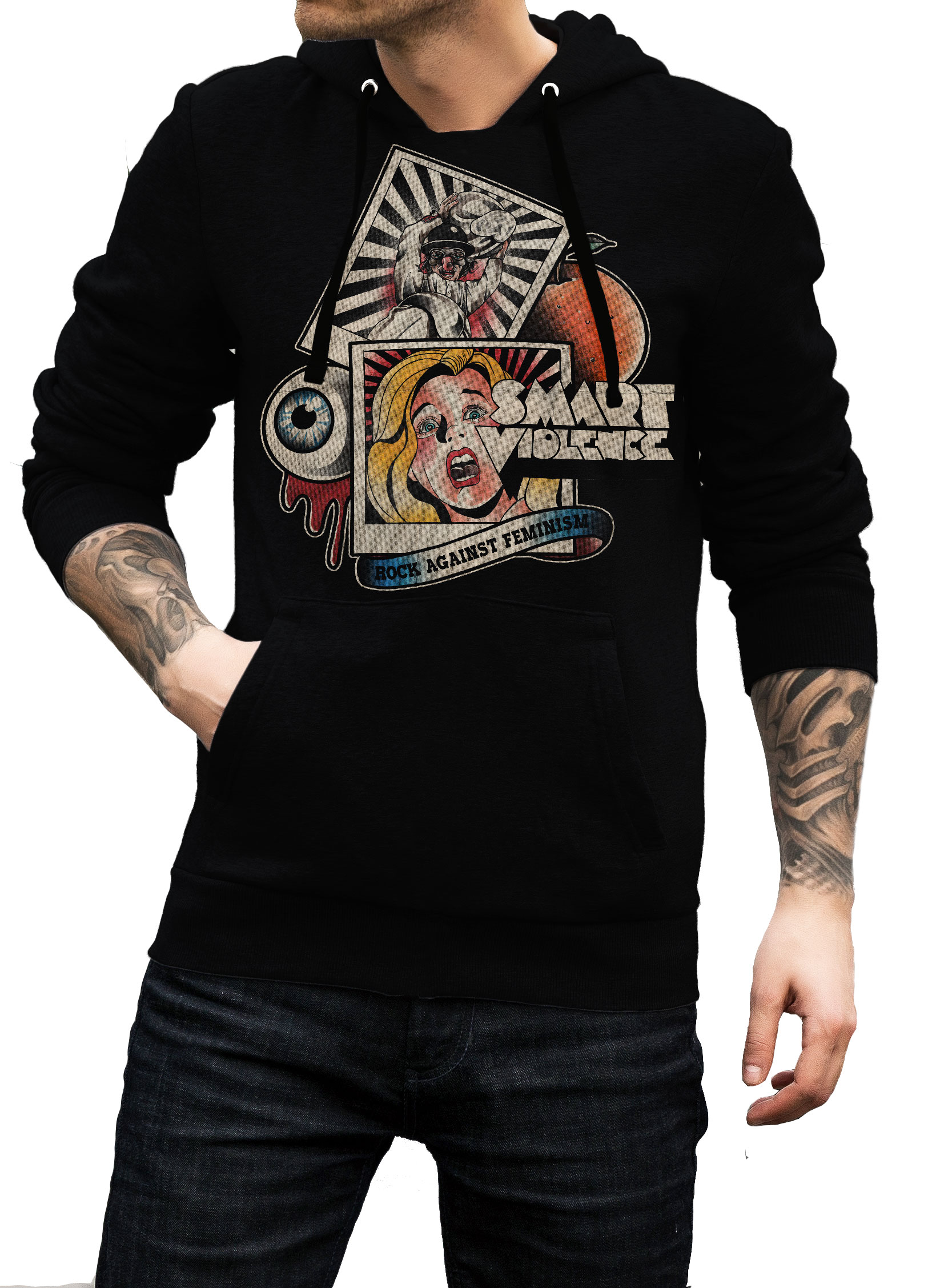 Kapuzenpullover - Smart Violence - Rock against feminism | Oldschool ...