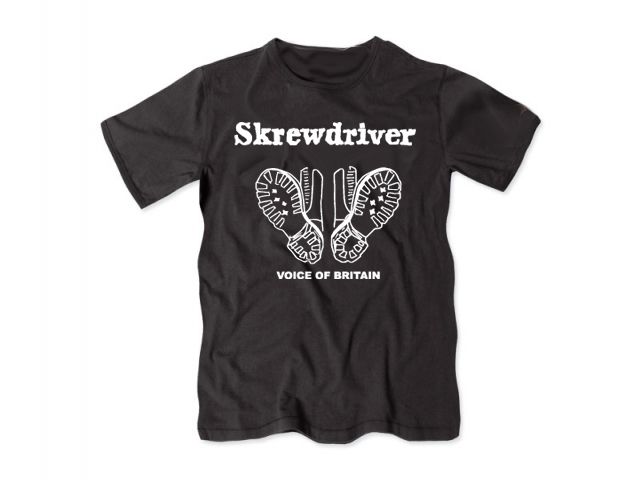 T-Shirt Skrewdriver Voice of Britain | Oldschool Records